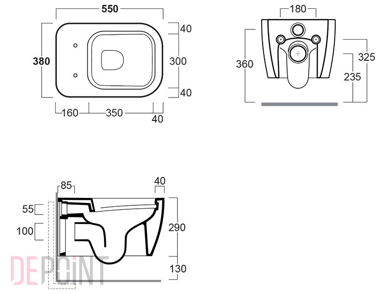 ᐉ Підвісний безободковий унітаз Simas Henges, бежевий матовий (HE18 / F85-Matte sabbia) Купити в ...